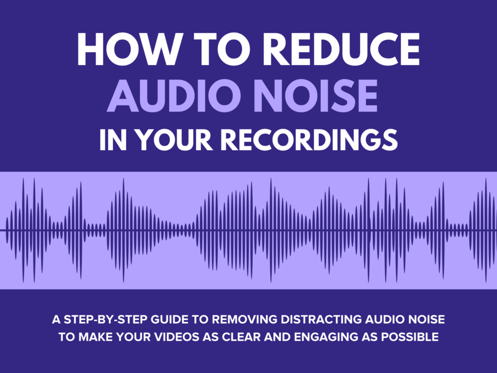 Removing Background Noise From Audio | The TechSmith Blog