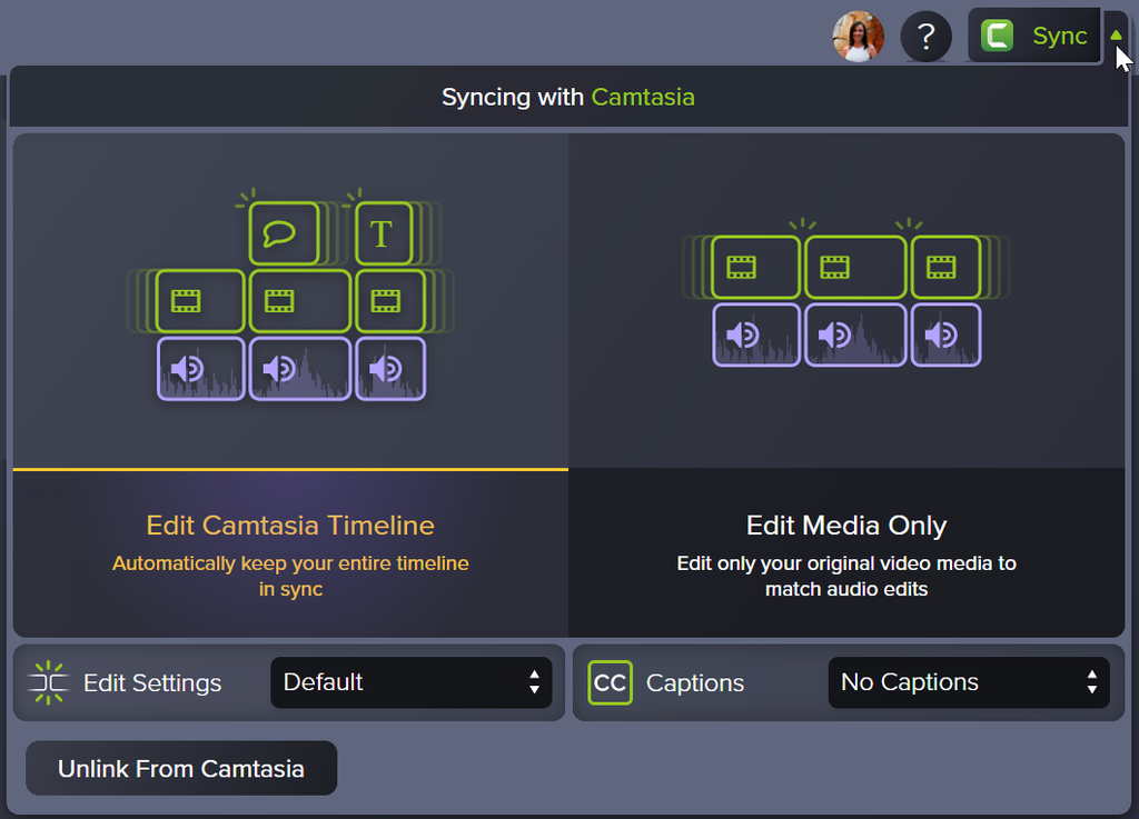 Using Camtasia Audiate with Camtasia Editor – TechSmith Support