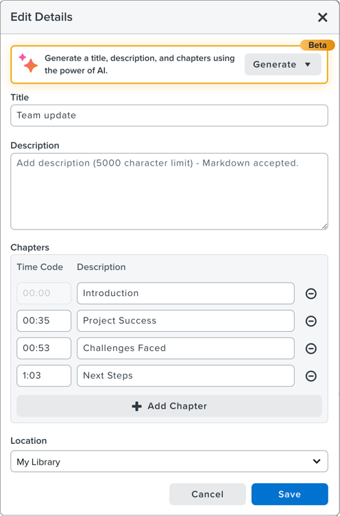 Add Video Chapters | Screencast Tutorial