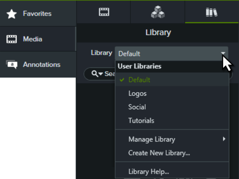 Reuse Media Across Projects (Library) | Camtasia Tutorial