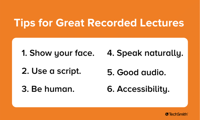 How to Record Lectures (3 Simple Methods) | TechSmith