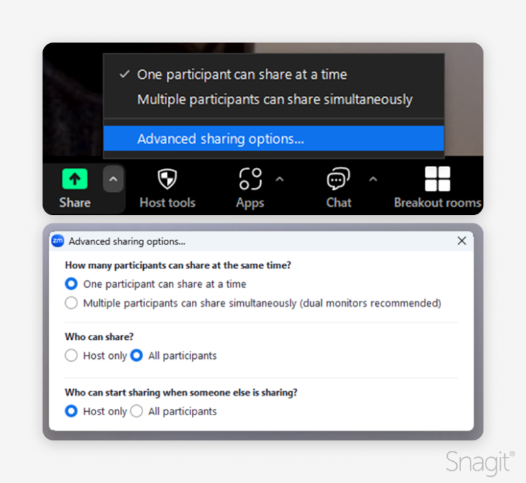 How to Enable Screen Sharing on Zoom | TechSmith