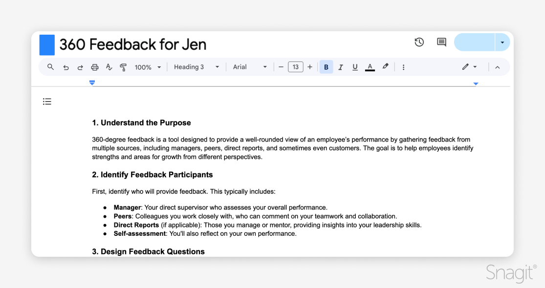 The Complete Guide to 360 Feedback | TechSmith