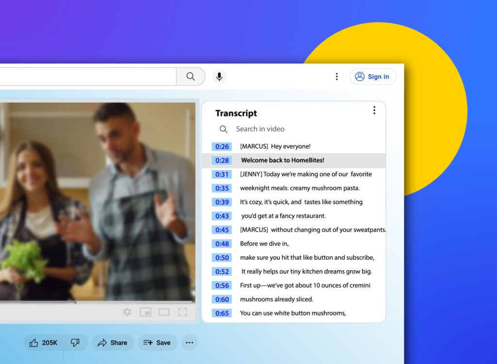 How to Get a Transcript of a YouTube Video