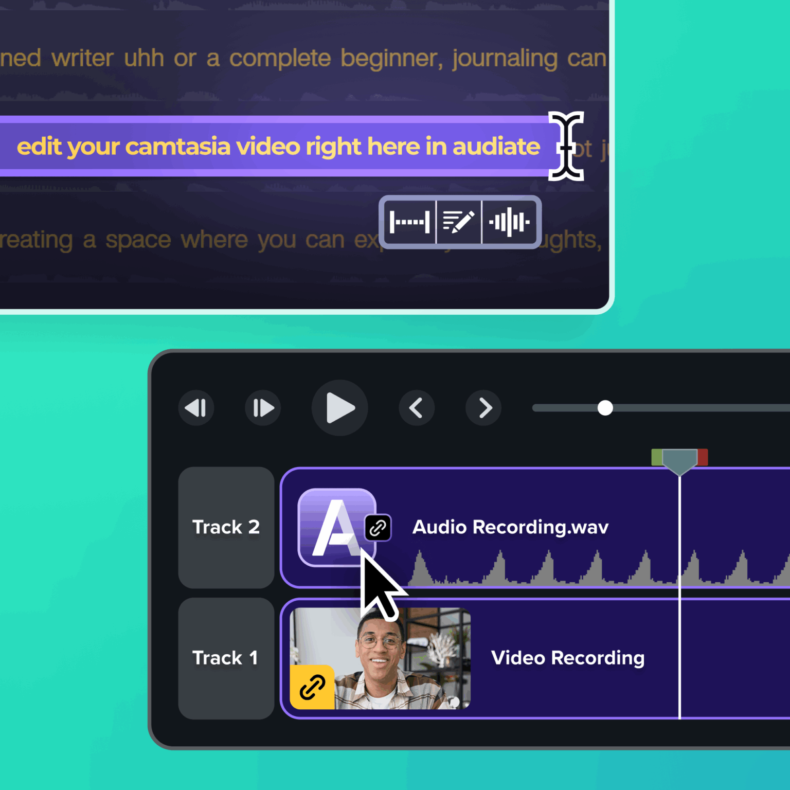 AI text-based video editing | TechSmith
